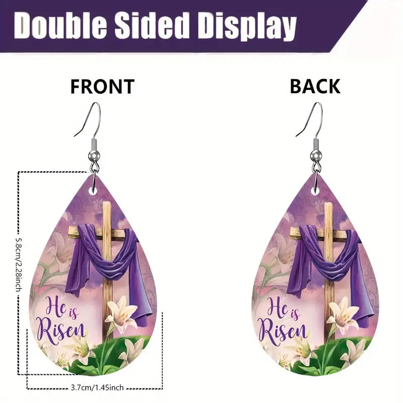 He Is Risen Earrings – Coco Cherryann