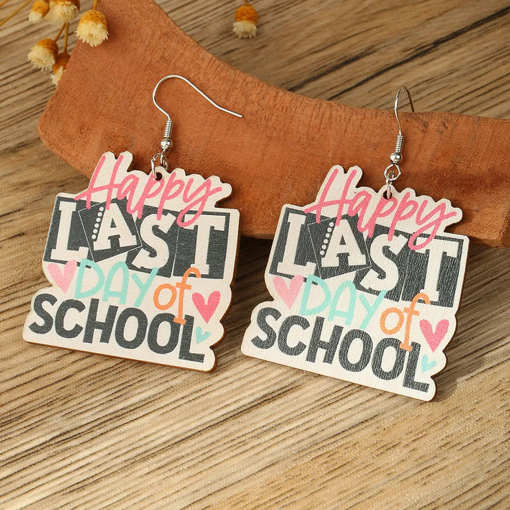 Last Day Of School Earrings – Coco Cherryann